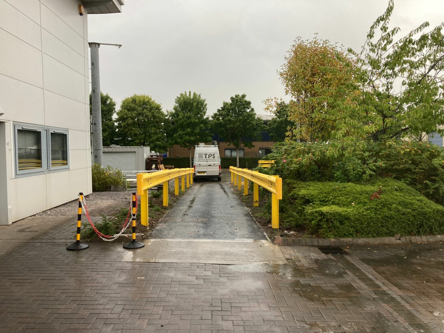 Armco Barrier Installation - TPS Gates & Doors Ltd Industrial